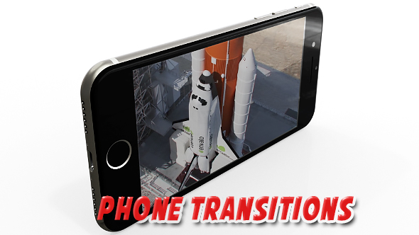 Phone Transitions on White Background, Motion Graphics | VideoHive