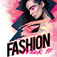 Fashion Week Party Flyer by sparksz | GraphicRiver