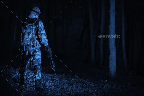 Military Operation at Night Stock Photo by duallogic | PhotoDune