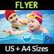 Swimming Lessons Flyer Template, Print Templates | GraphicRiver