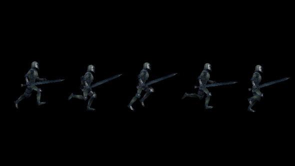 Knight Running, Motion Graphics | VideoHive