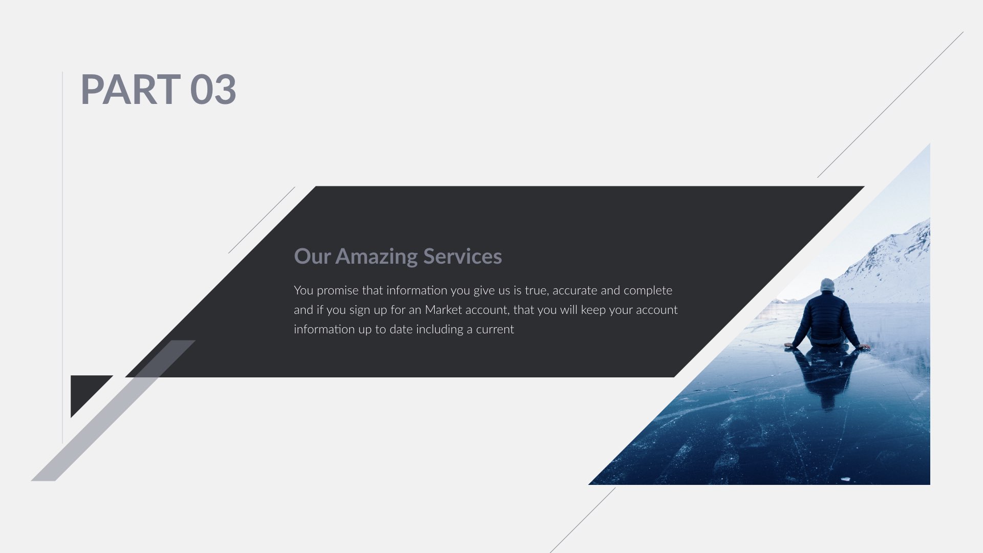 Oblique - PowerPoint Presentation Template, Presentation Templates