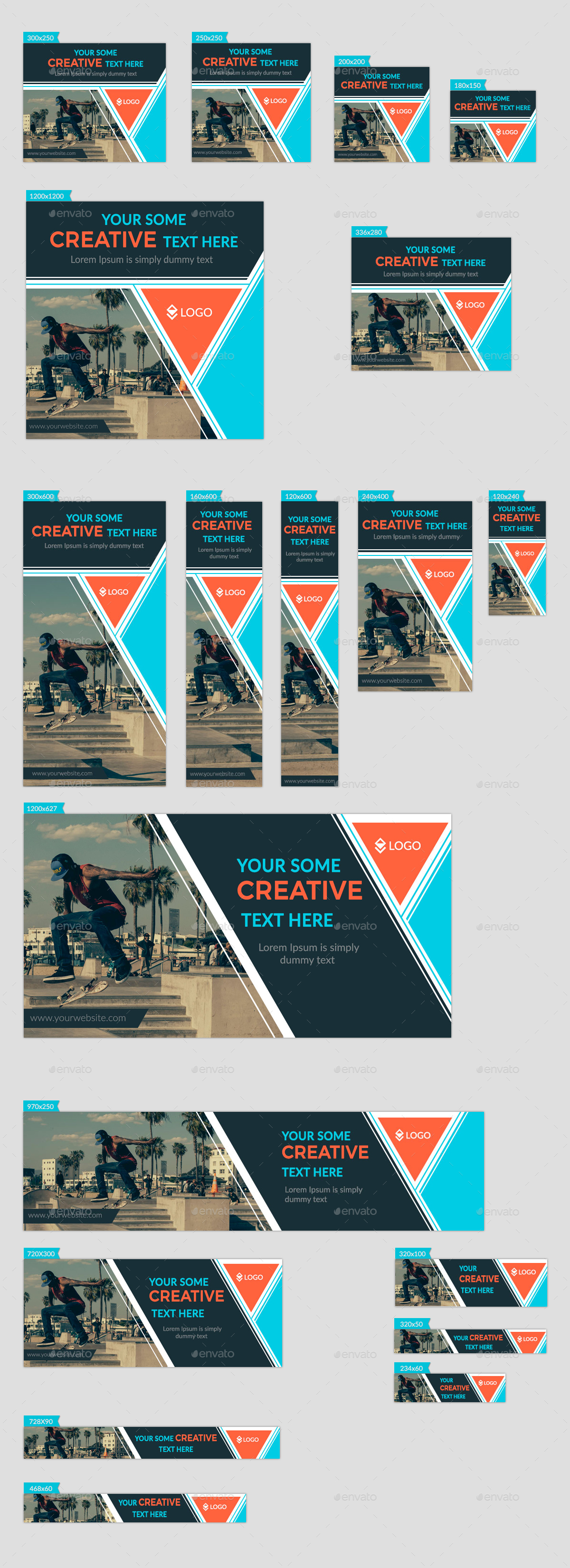 Banners Pack-2, Web Elements | GraphicRiver