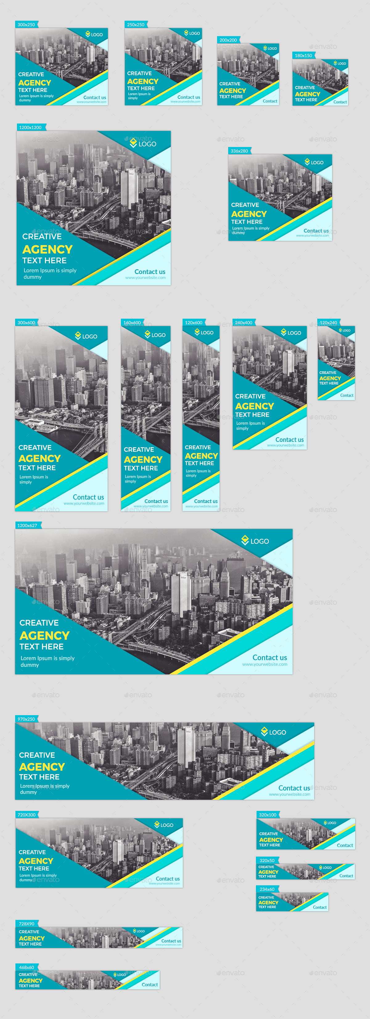 Banners Pack-2, Web Elements | GraphicRiver