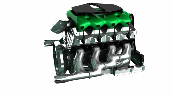 Loop Rotate Car Engine, Motion Graphics | VideoHive