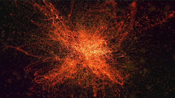 Orange Particles Background, Motion Graphics | VideoHive