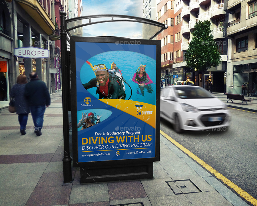 Diving Advertising Bundle Vol.2, Print Templates | GraphicRiver