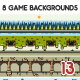 8 Game Backgrounds Set 13, Game Assets | GraphicRiver