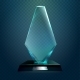 Transparent Rhombus Cup or Trophy Prize, Vectors | GraphicRiver