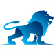 Blue Lion Logo, Logo Templates | GraphicRiver