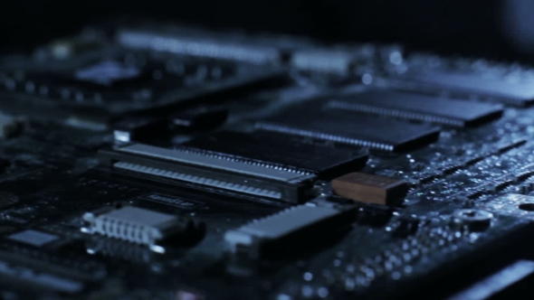 Sliding Video of Pc Motherboard, Stock Footage | VideoHive