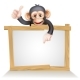 Monkey Sign, Vectors | GraphicRiver