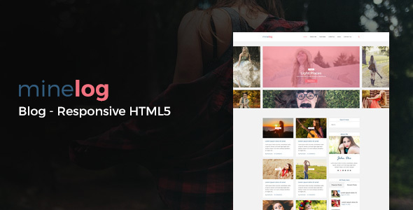 Minelog Blog - Responsive HTML5 by mine-tech | ThemeForest