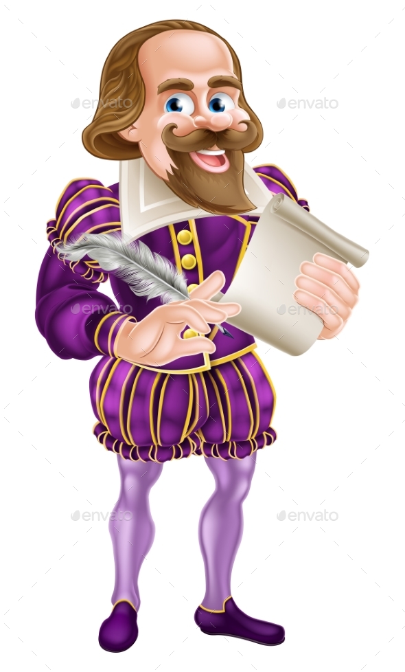 Cartoon Shakespeare by Krisdog | GraphicRiver