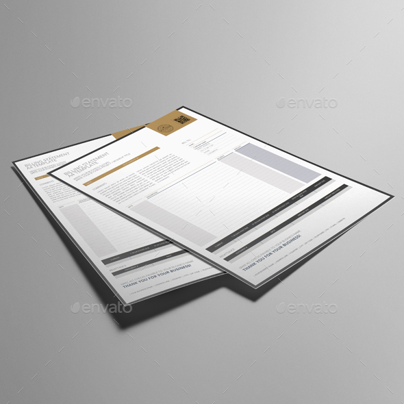Billing Statement A4 Template by Keboto | GraphicRiver