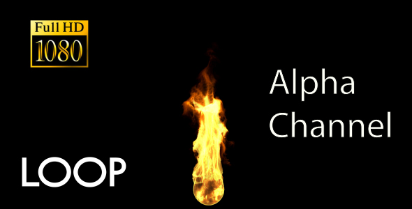 Torch Flame Loop, Motion Graphics | VideoHive