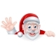 Cartoon Santa Waving, Vectors | GraphicRiver