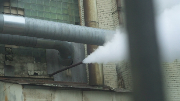 Steam Coming out From a Tube Pipe, Stock Footage | VideoHive