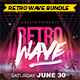 Retro Wave Bundle, Print Templates | GraphicRiver
