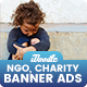 Nonprofit - NGO, Charity/Fundraising Banner Ads, Web Elements ...