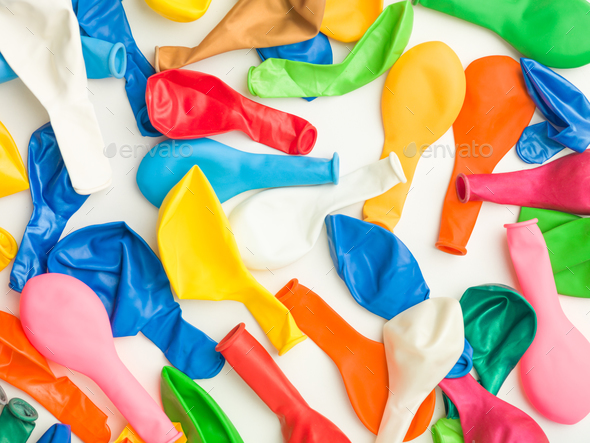 deflated balloons Stock Photo by shotsstudio | PhotoDune
