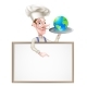 World Globe Chef Sign, Vectors | GraphicRiver