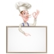 Chef with Perfect Sign Pointing by Krisdog | GraphicRiver