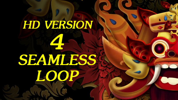 Bali Mask VJ Loop, Motion Graphics | VideoHive