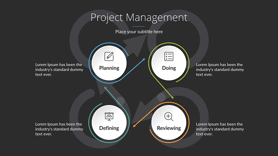 Project Management Keynote Presentation Template, Presentation Templates