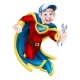 Plumber Mechanic Spanner Hero, Vectors | GraphicRiver