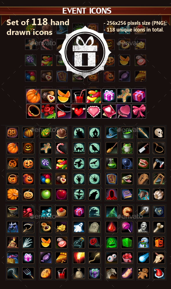 Event Icons by REXARD | GraphicRiver