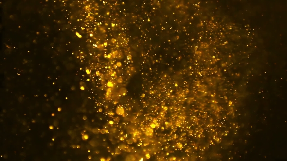 Golden Magical Particles, Motion Graphics | VideoHive