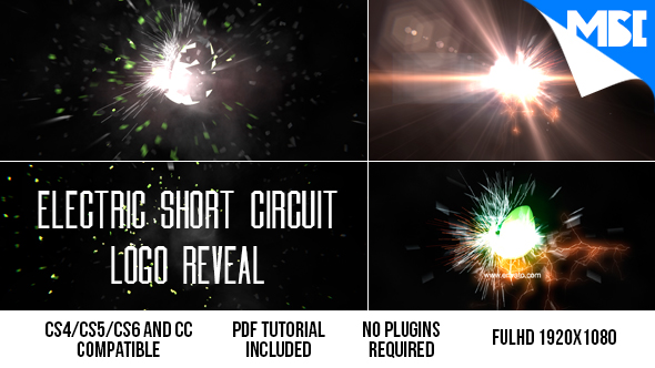 Electric Short Circuit Logo Reveal, After Effects Project Files | VideoHive