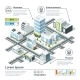 Isometric 3d City Map, Vectors | GraphicRiver