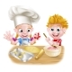 Cartoon Kids Baking, Vectors | GraphicRiver