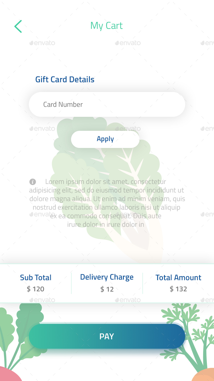 On Veggy - Multipurpose E-commerce App UI Kit, Web Elements | GraphicRiver