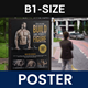 Gym Body Building Fitness Services Poster, Print Templates | GraphicRiver