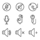 34 Audio & Sound Outline Stroke Icons, Icons | GraphicRiver