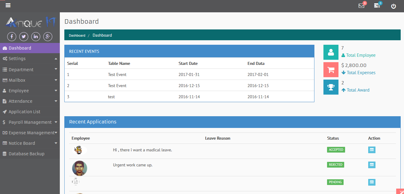 OfficeBox - Human Resource Management System by AtiqueIT | CodeCanyon