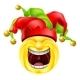 Laughing Jester Emoticon Emoji, Vectors | GraphicRiver
