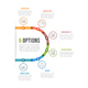 6 Options Infographic Template, Infographics | GraphicRiver