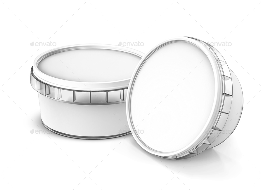 Plastic Container Mock-up, Graphics | GraphicRiver