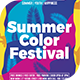 Summer Color Fest 2 Template by Daminda-Design | GraphicRiver