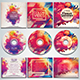 Colorful CD/DVD Album Covers Bundle Vol. 4, Print Templates | GraphicRiver