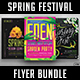 Spring Festival Flyer Bundle, Print Templates | GraphicRiver