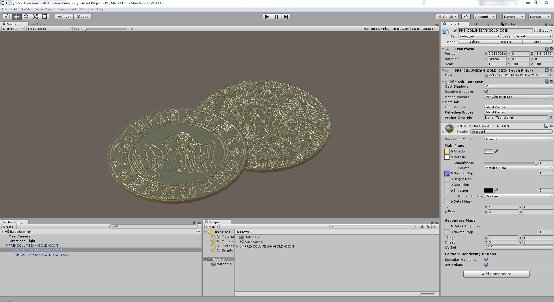 Pre Columbian Gold Coins by FrancescoMilanese85 | 3DOcean