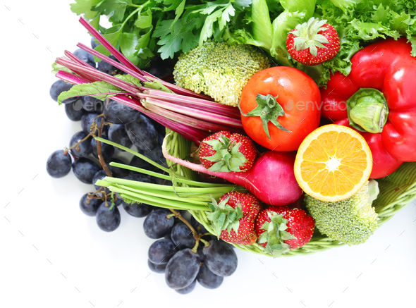 Organic Fruits and Vegetables Stock Photo by Dream79 | PhotoDune