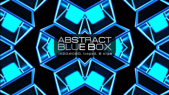 Abstract Blue Box VJ Pack, Motion Graphics | VideoHive