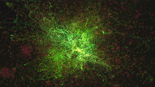 Green Particles Spectacular Background, Motion Graphics | VideoHive