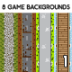 8 Top-Down Game Backgrounds, Game Assets | GraphicRiver
